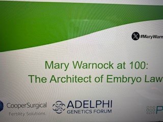 Mary Warnock at 100: The Architect of Embryo Law - Louisa Ghevaert ...